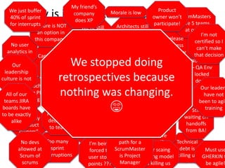 Nasty Impediments: Unclog the Pipe for Business Agility | PPT