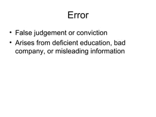 Impediments to morality | PPT
