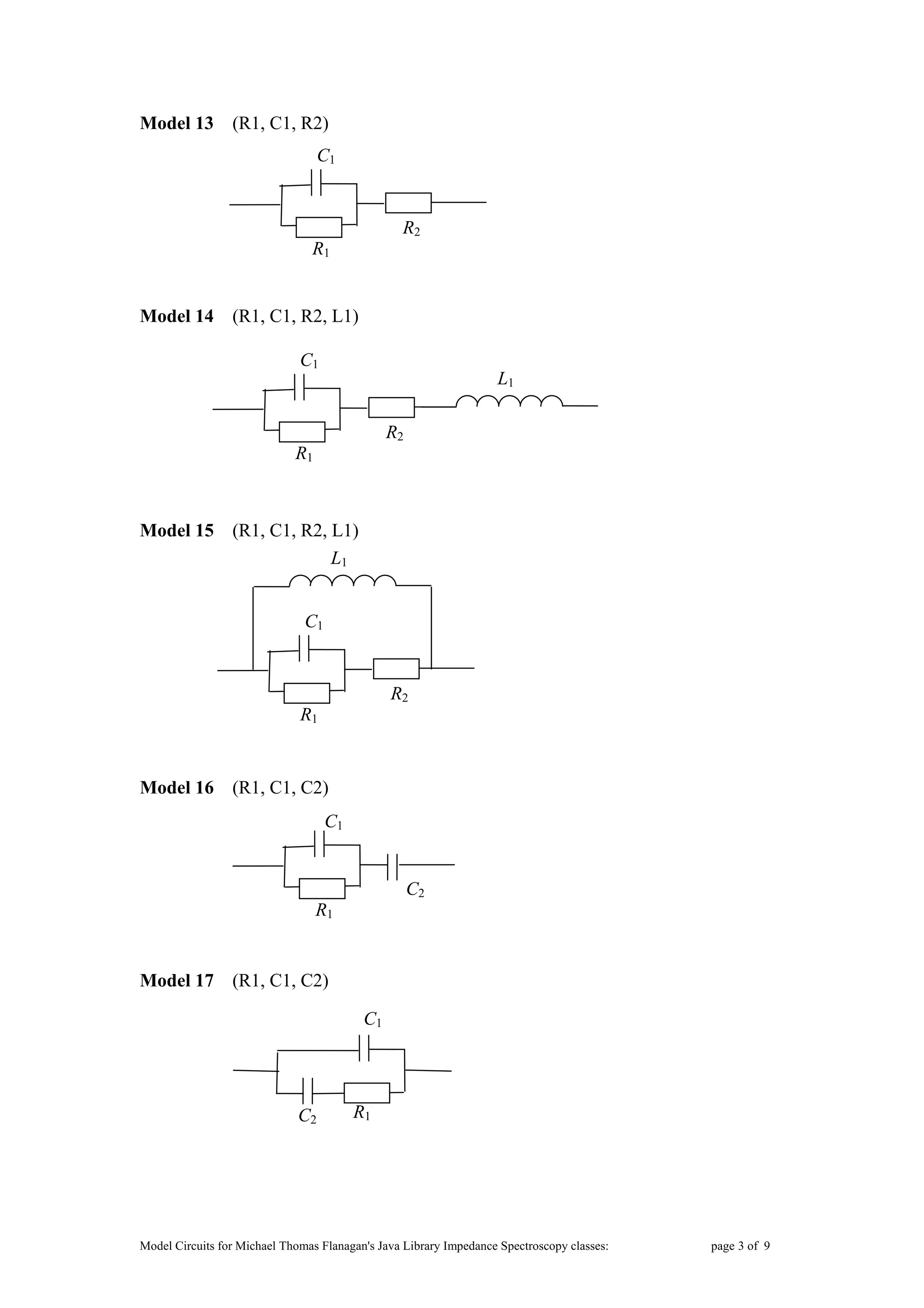 Imped speccircuitmodels | PDF