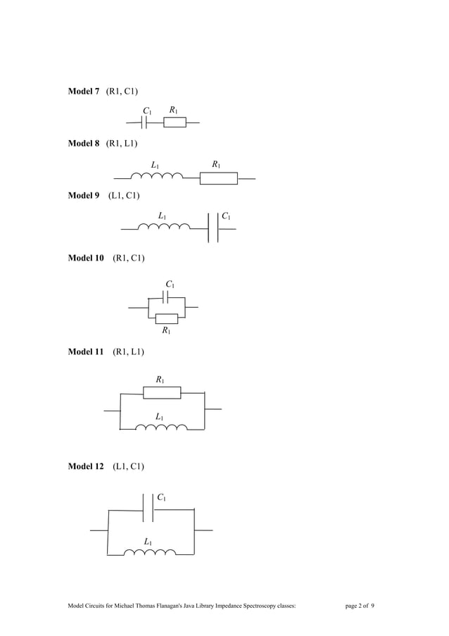 Imped speccircuitmodels | PDF