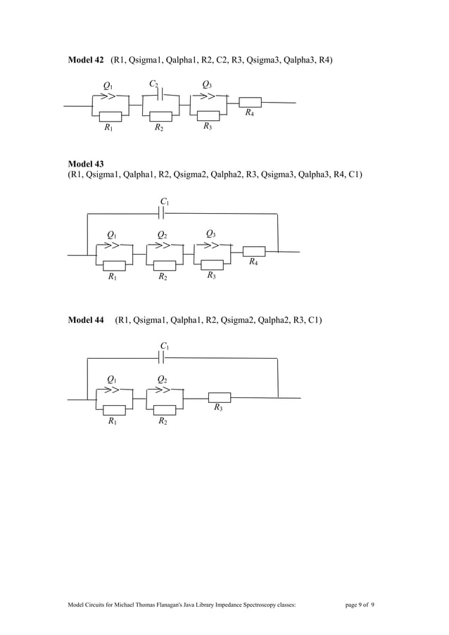 Imped speccircuitmodels | PDF