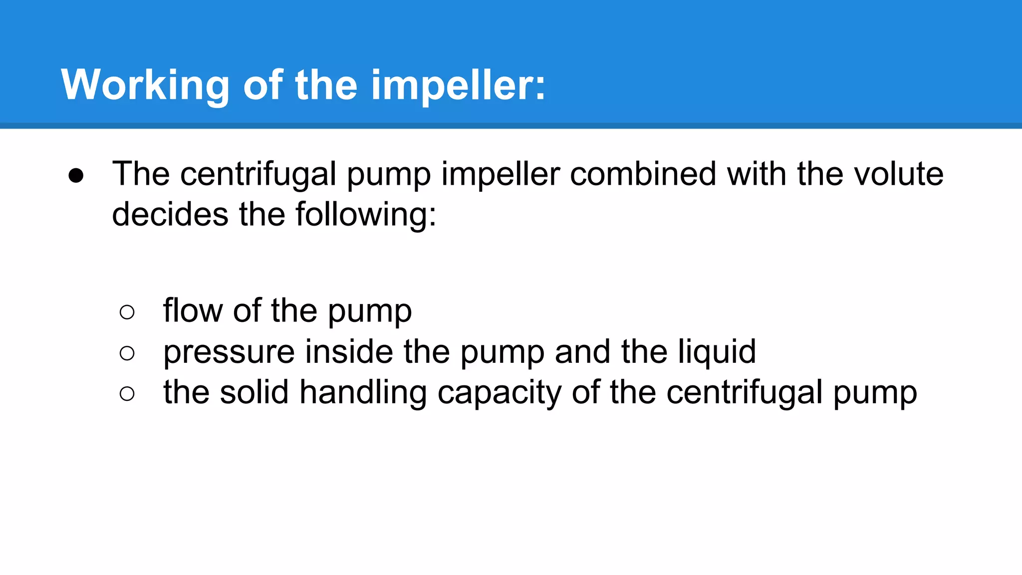 Impeller – the soul of the centrifugal pump | PDF