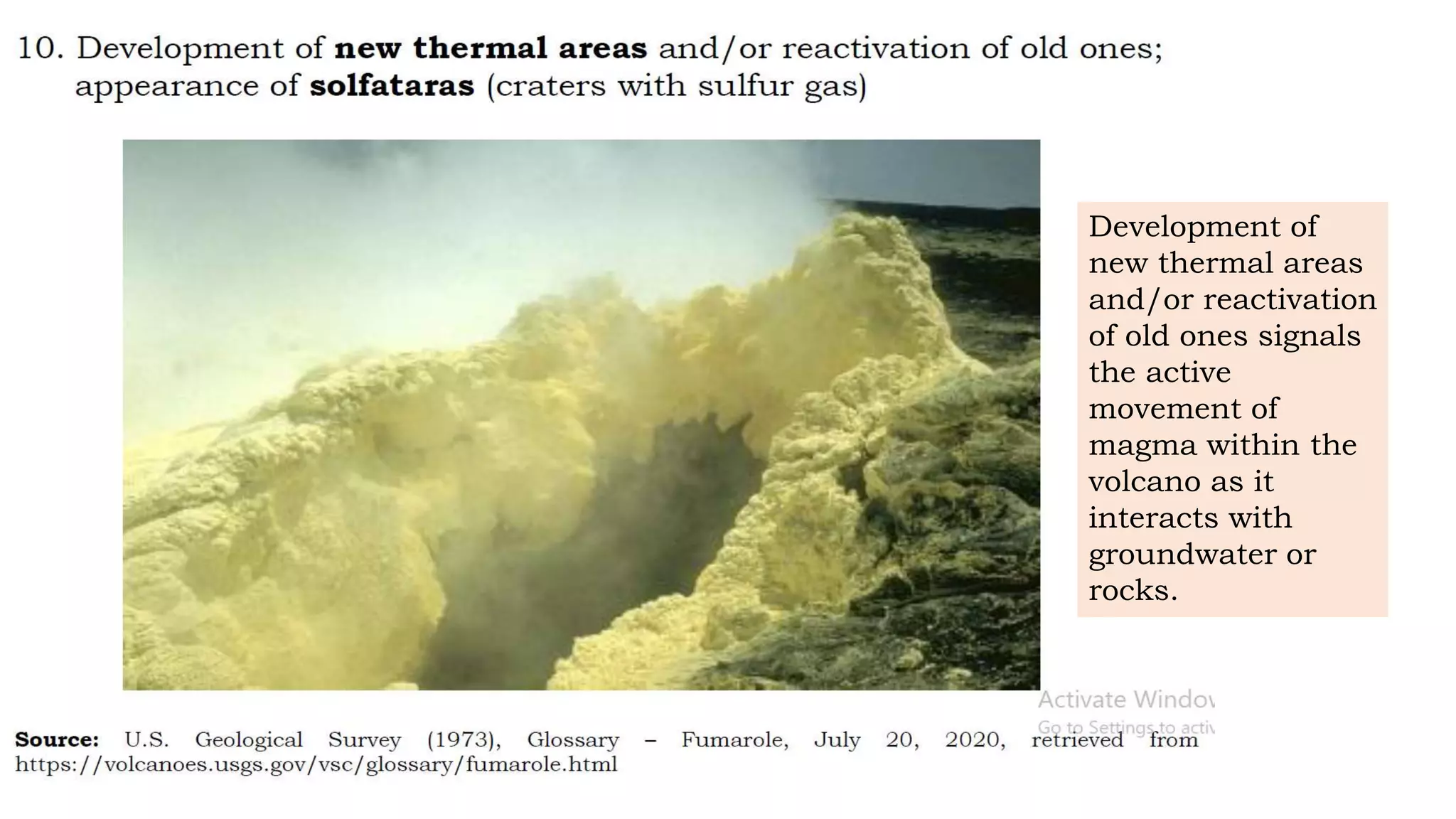IMPENDING SIGNS OF VOLCANIC ERUPTION.pptx