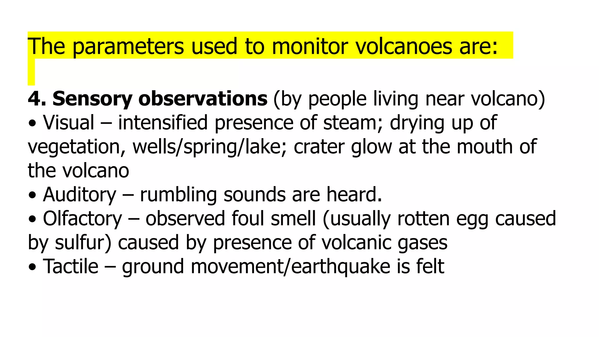 IMPENDING SIGNS OF VOLCANIC ERUPTION.pptx