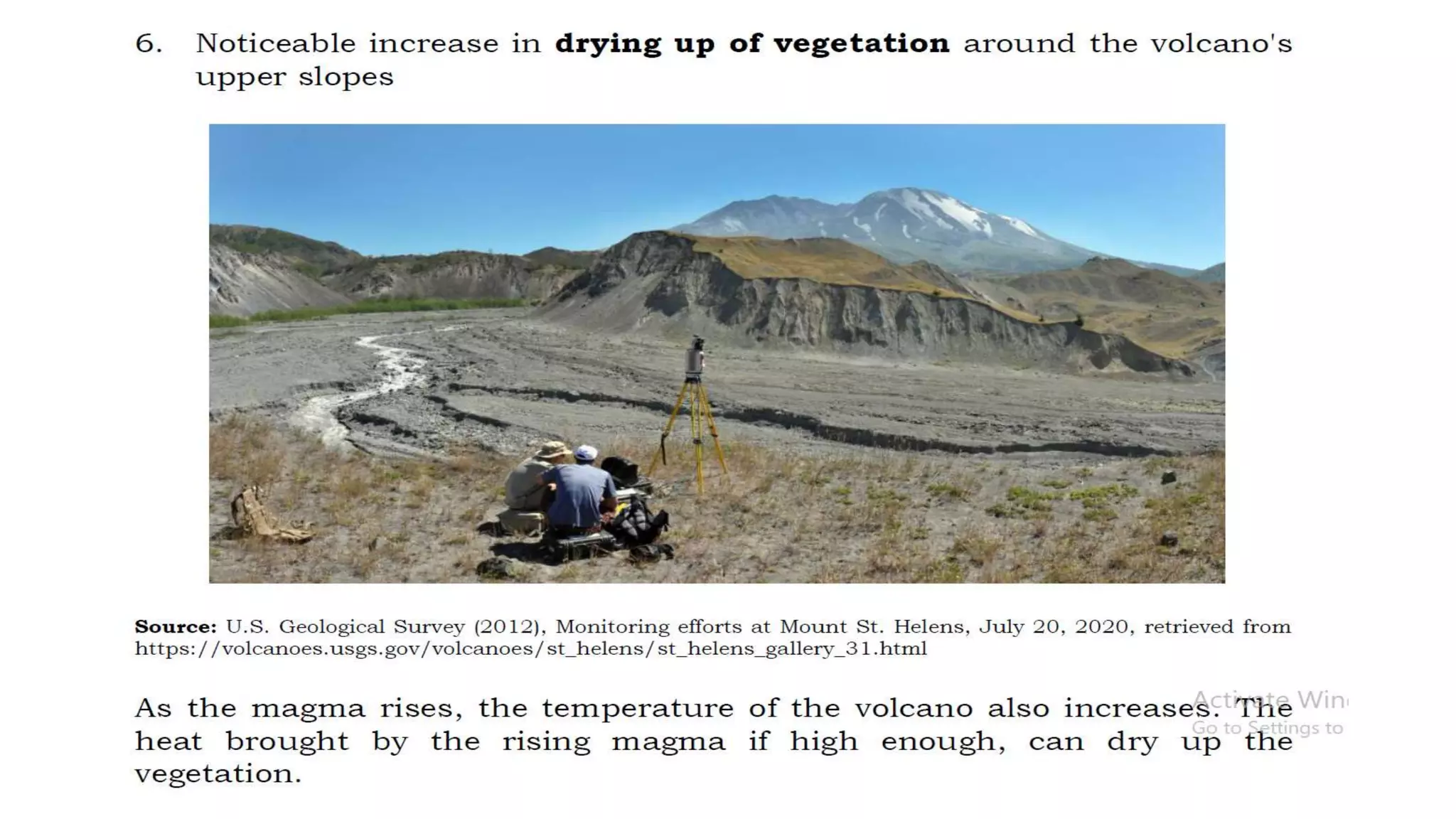 IMPENDING SIGNS OF VOLCANIC ERUPTION.pptx