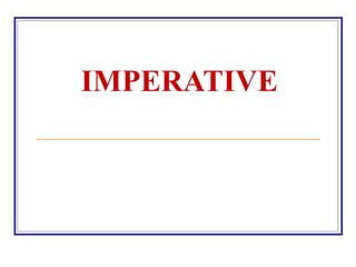Imperative | PPT