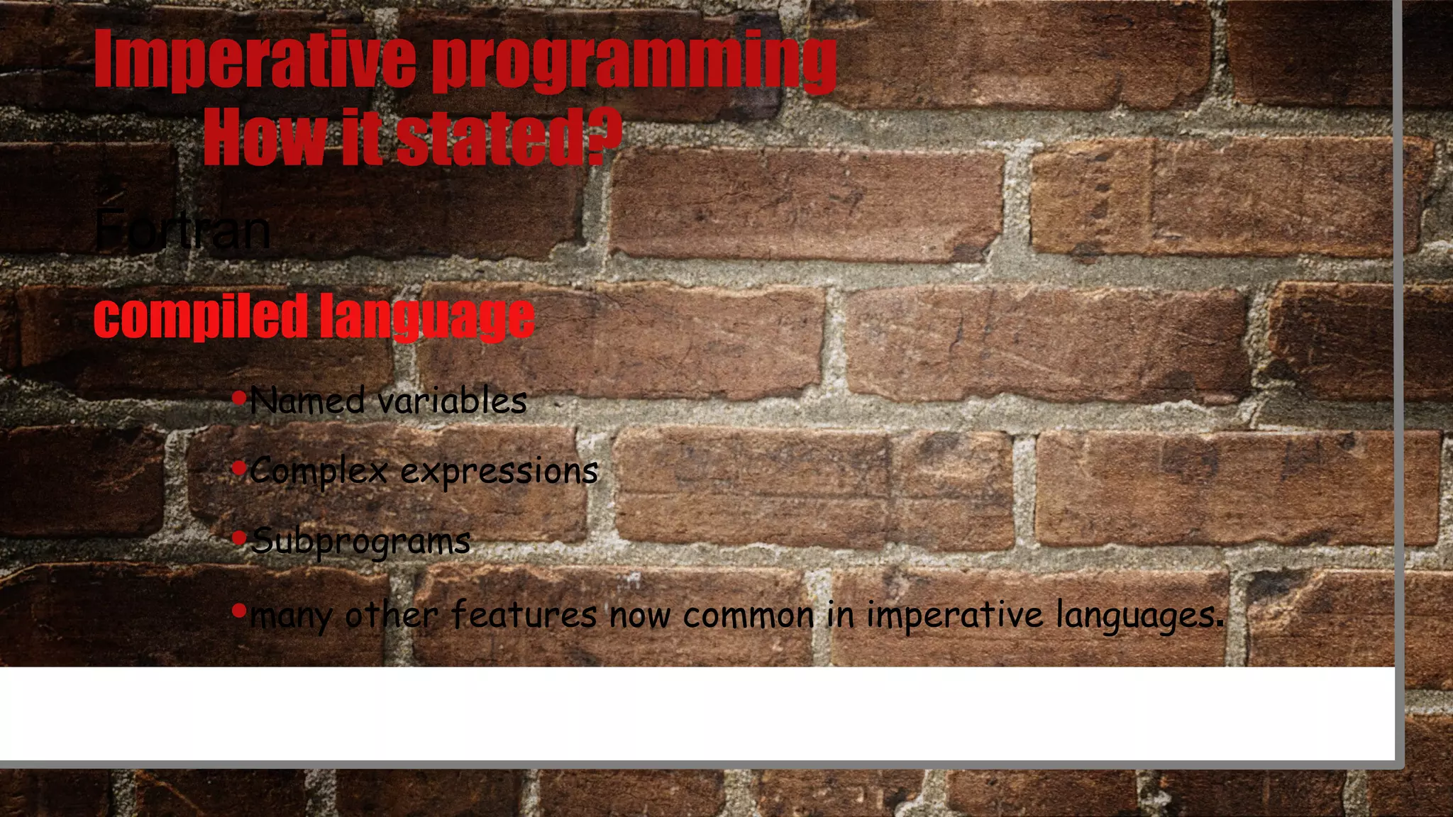 Imperative and-functional-programming | PPT