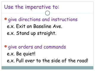 Imperatives | PPT