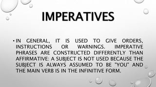 IMPERATIVES | PPTX