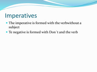 Imperatives | PPTX