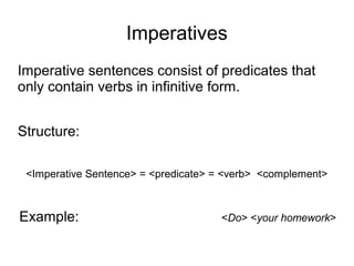 Imperatives 1 b | ODP