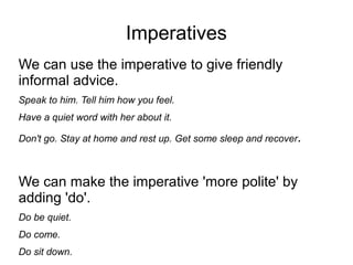 Imperatives 1 b | ODP