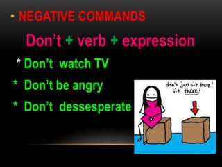 Imperatives and advices | PPTX