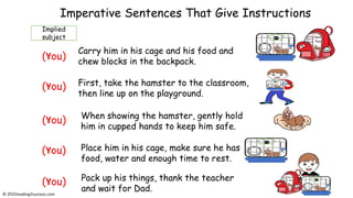 How to Teach Kids Imperative Sentences. Sentences that have the implied ...