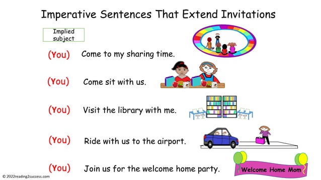 How to Teach Kids Imperative Sentences. Sentences that have the implied ...