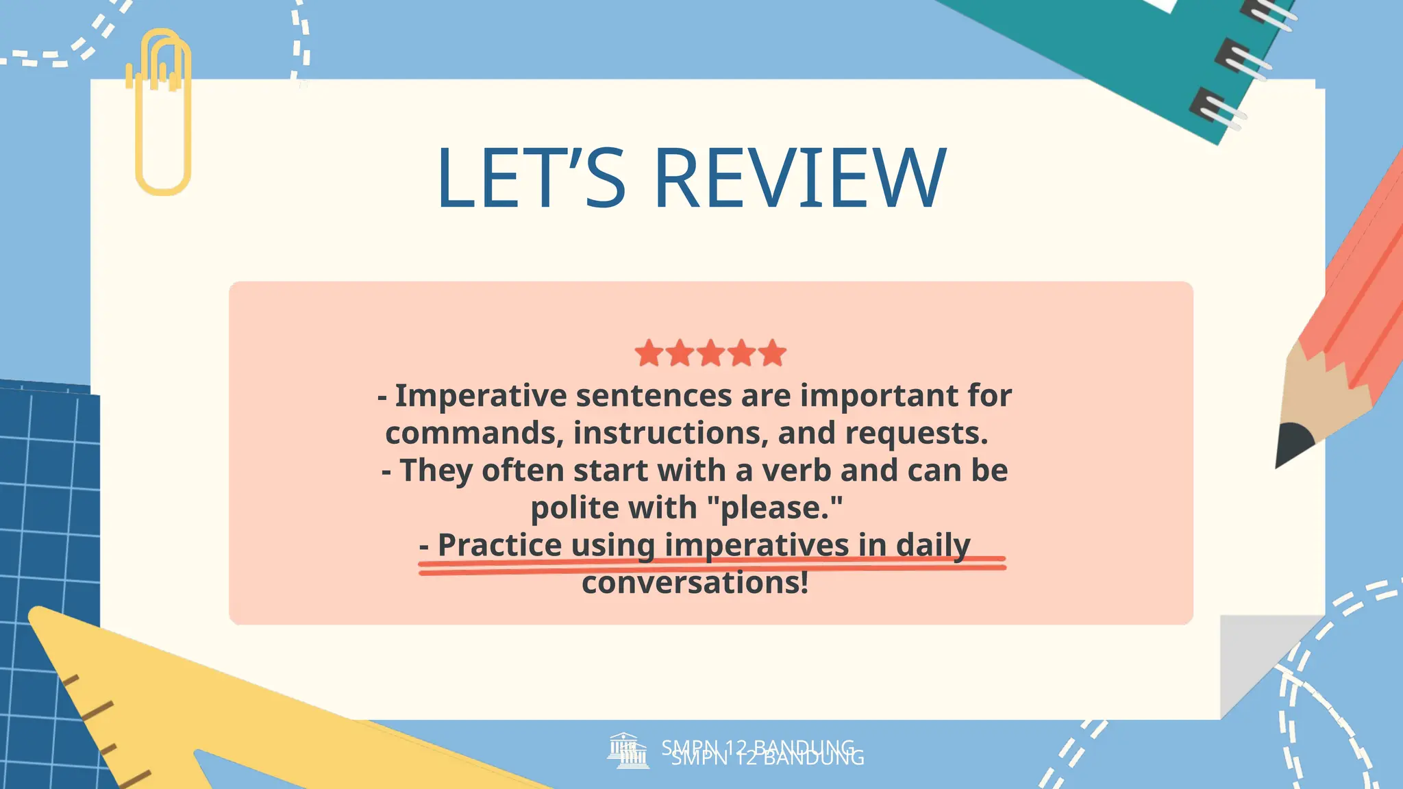 it is about imperative sentences......... | PPTX