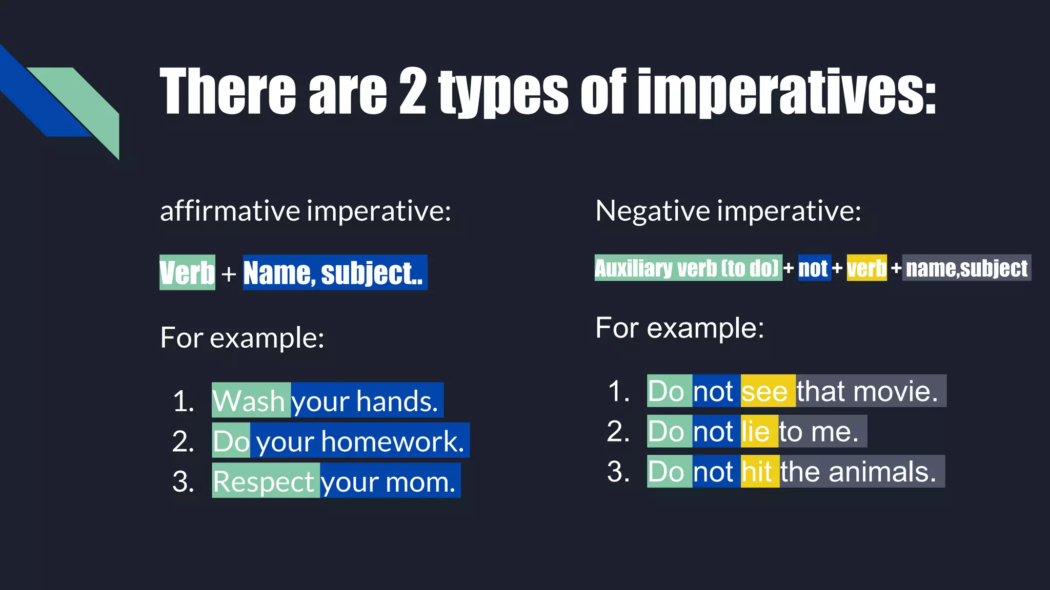 Imperative sentences by eduardo noches | PPTX