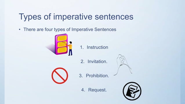 Imperative sentences. | PPTX