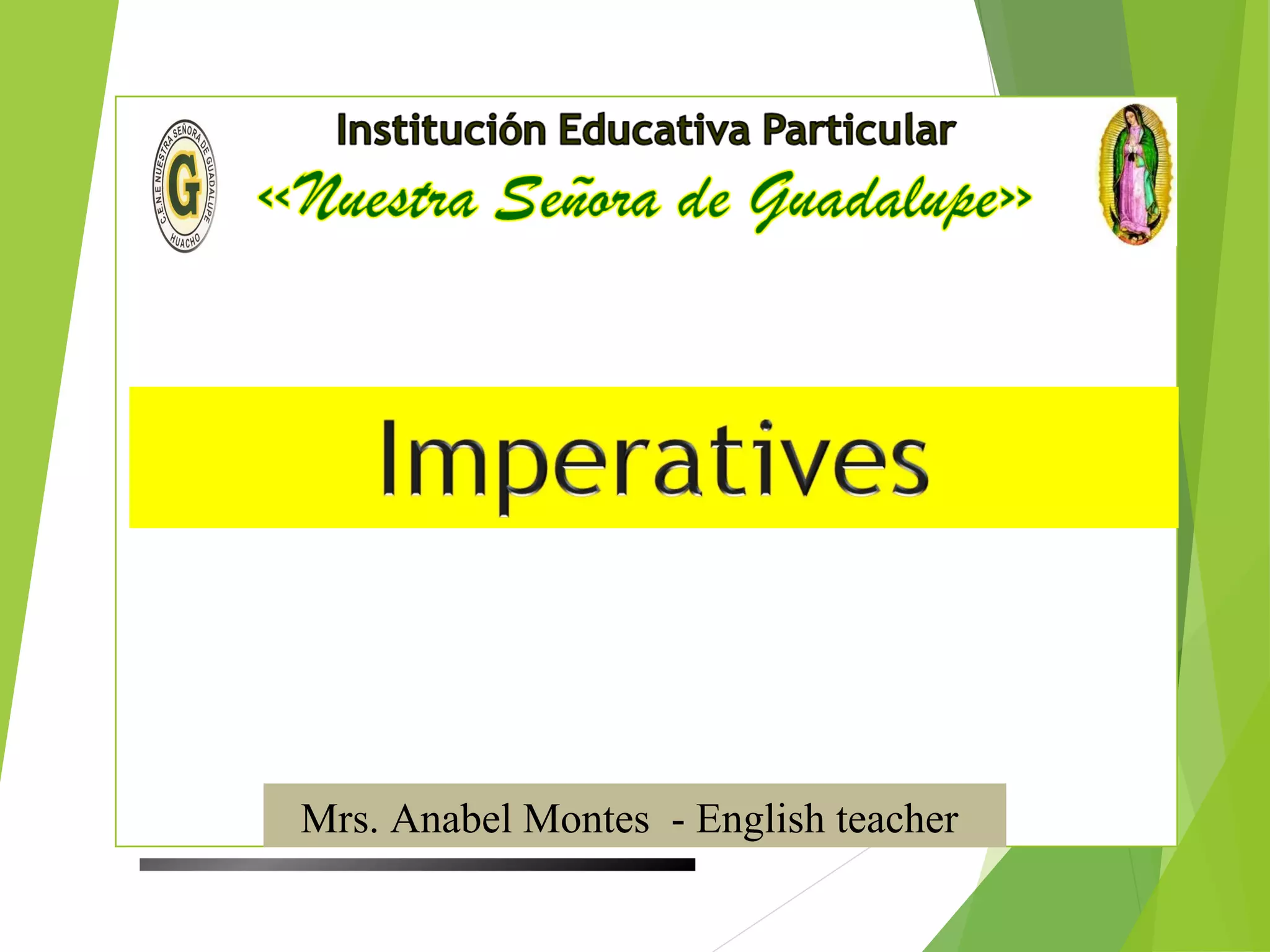 Imperatives part 1 | PPT