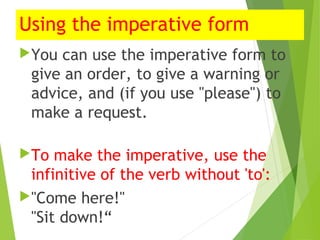 Imperatives part 1 | PPT