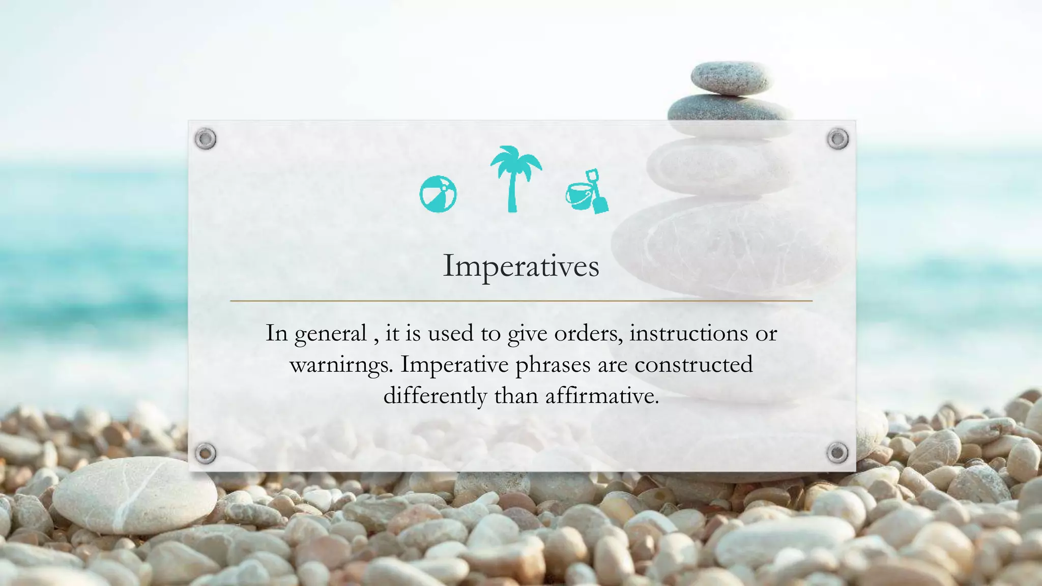 Imperatives presentation | PPTX