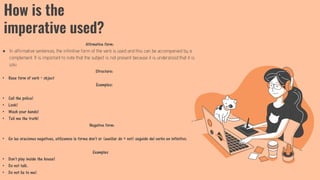 Imperatives presentations | PPTX