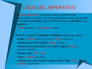 Imperativo afirmativo | PPT