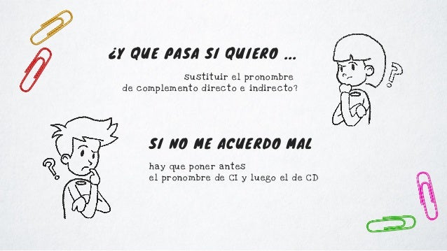 Imperativo con pronombres de CI y CD | PDF