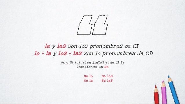 Imperativo con pronombres de CI y CD | PDF