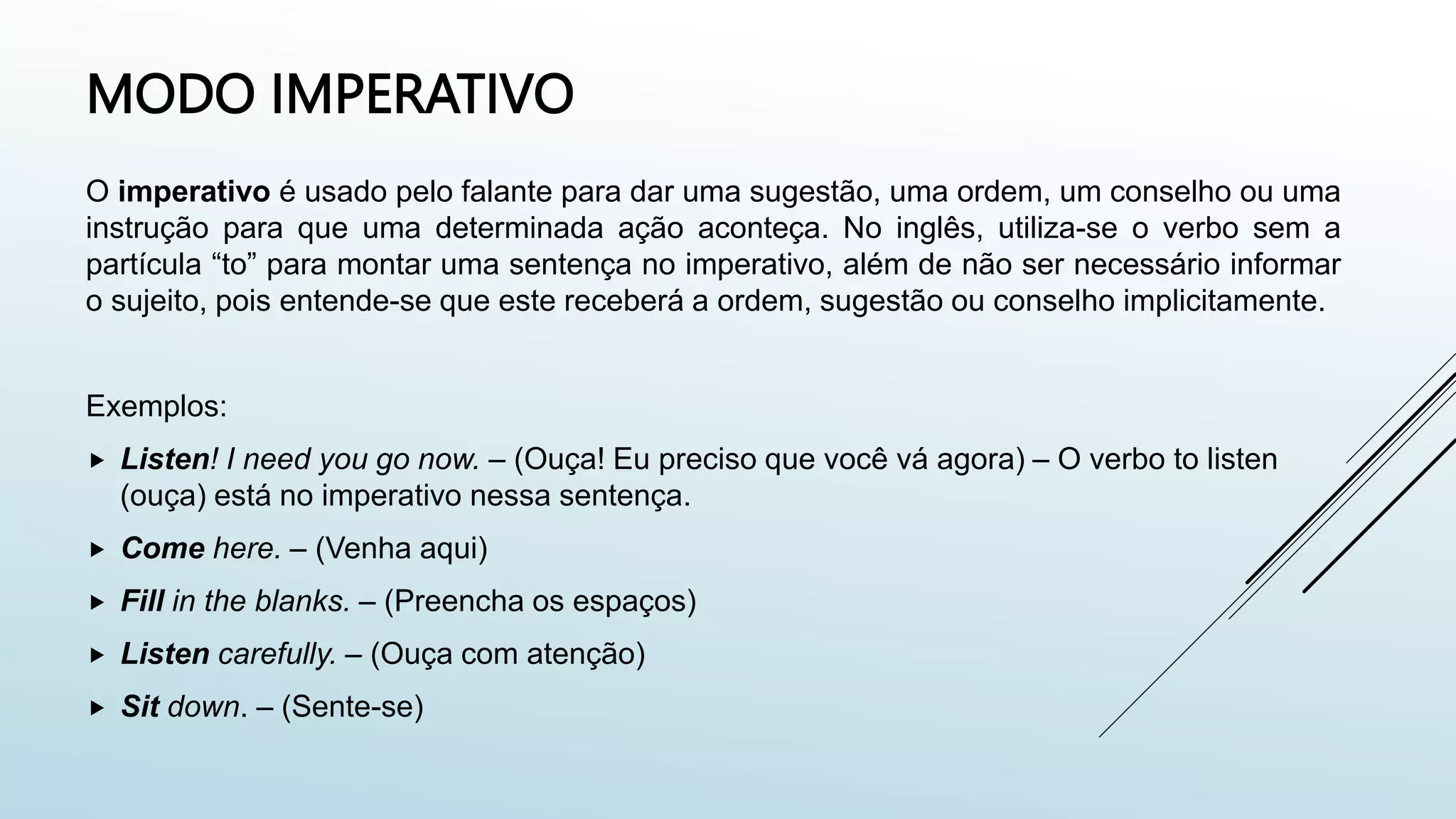IMPERATIVOS NO INGLES - SUBJECT - OBJECT PRONOUN REVIEW parte (1) slide ...