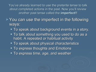 Imperfect | PPT