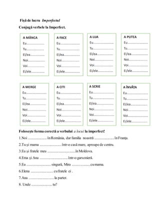 Imperfect 1 (2) | PDF