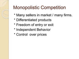 Imperfect competition and monopoly | PPTX