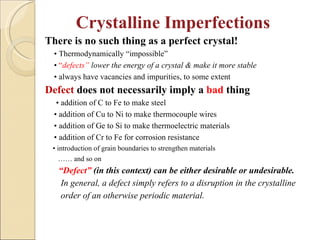 Imperfections in | PPT