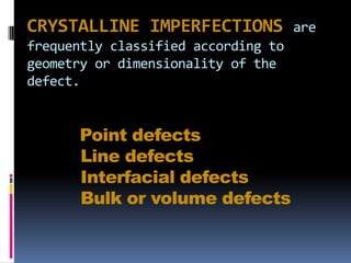 Imperfections in | PPTX