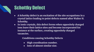 IMPERFECTIONS IN SOLIDS.pdf | Chemistry | Science