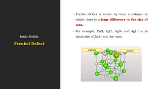 Imperfections in solids con | PDF