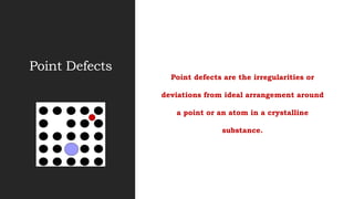 Imperfections in solids con | PDF