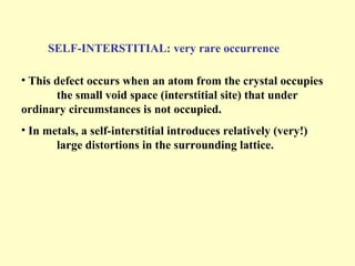 Imperfections lecture 2 | PPT