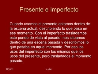 Imperfecto | PPT