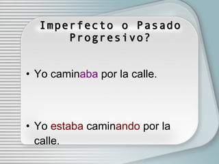 Imperfecto. con practica | PPT