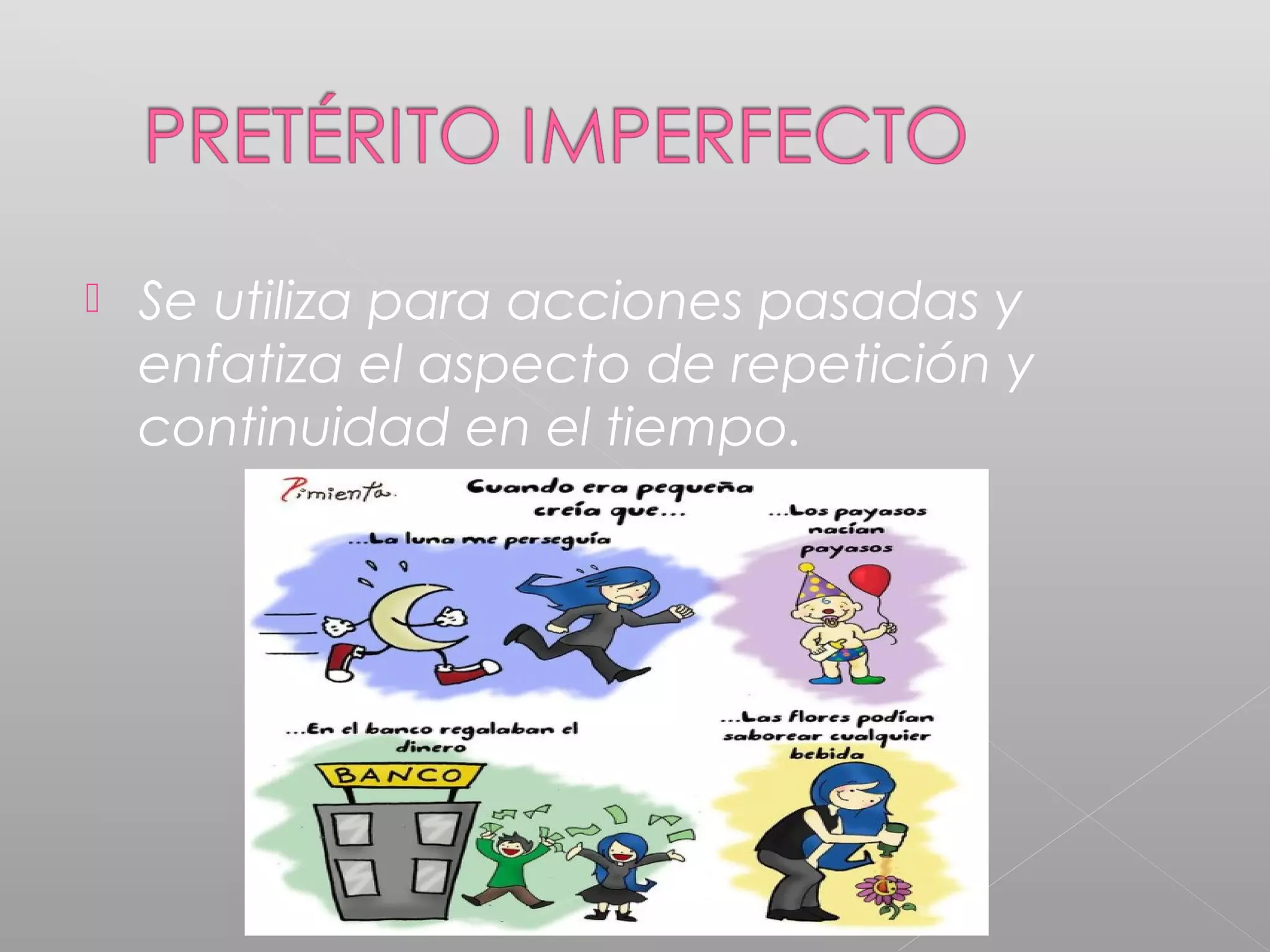 Imperfecto e indefinido explicación ppt | PPT