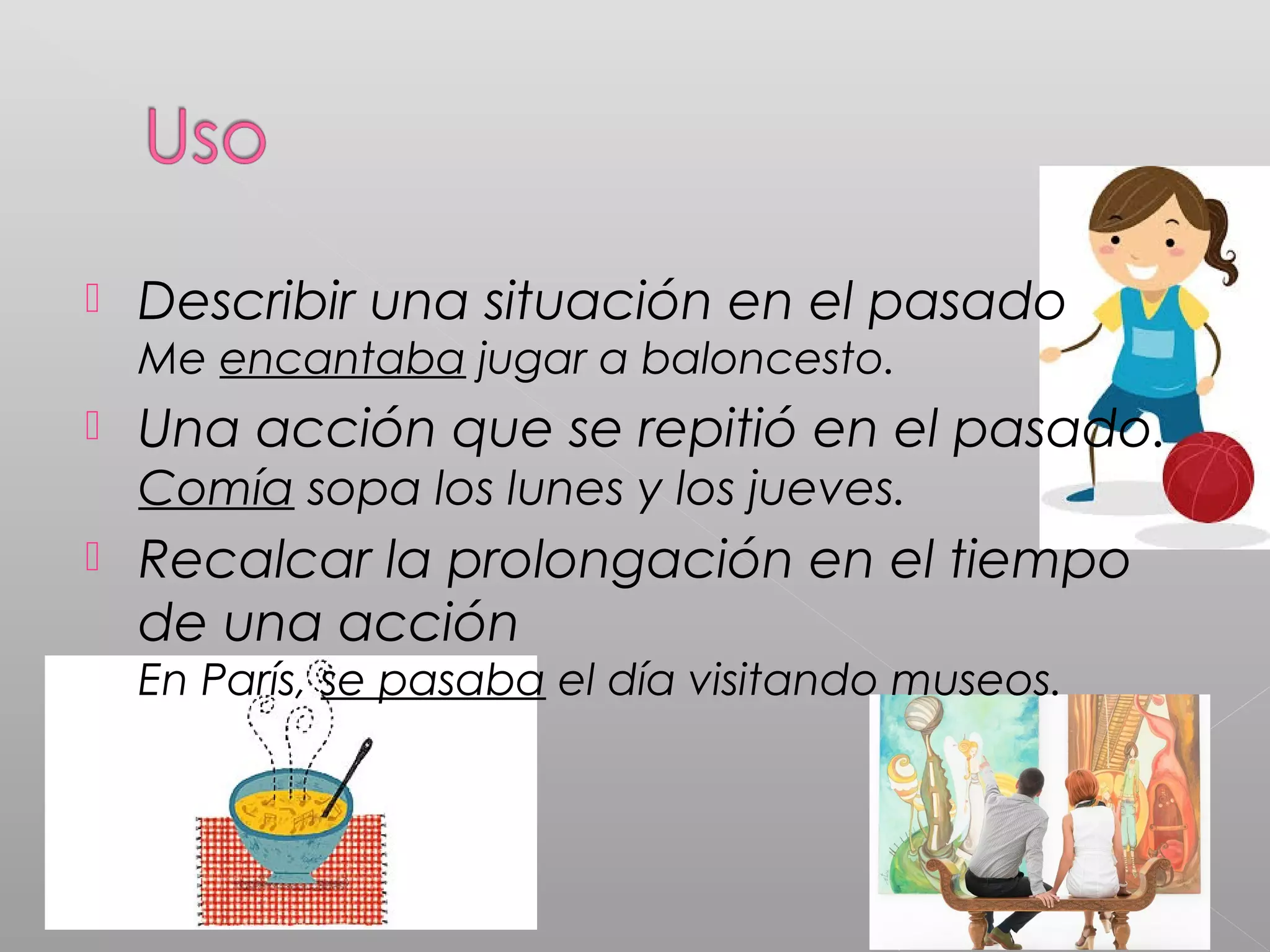 Imperfecto e indefinido explicación ppt | PPT