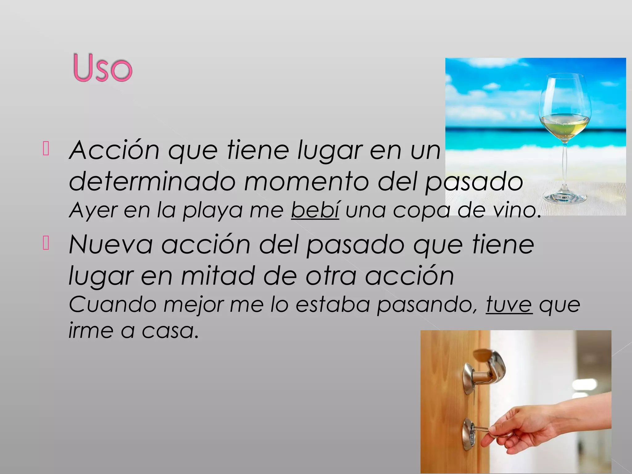 Imperfecto e indefinido explicación ppt | PPT