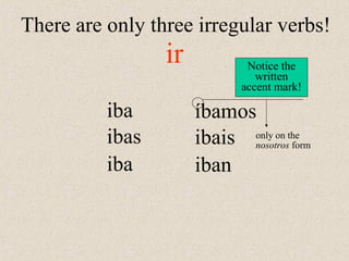 Pretérito imperfecto | PPT