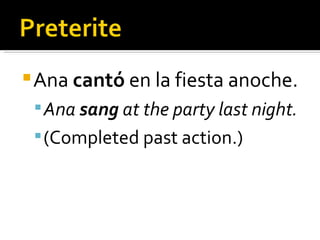 Imperfect tense | PPT