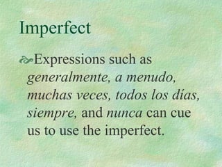Imperfect tense | PPTX