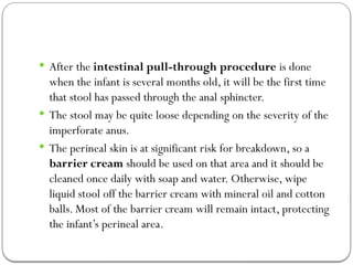 IMPERFORATE ANUS, Malformations of the anal opening | PPTX
