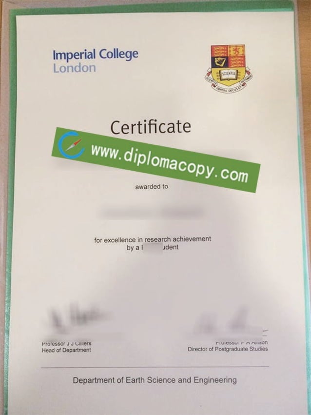 Imperial College London certificate | PDF