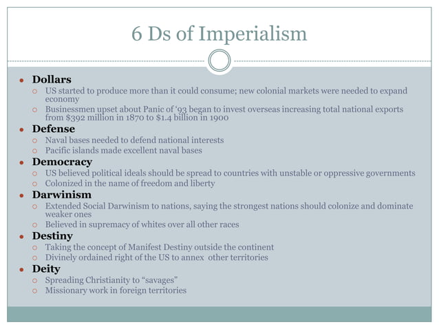 American Imperialism | PPT